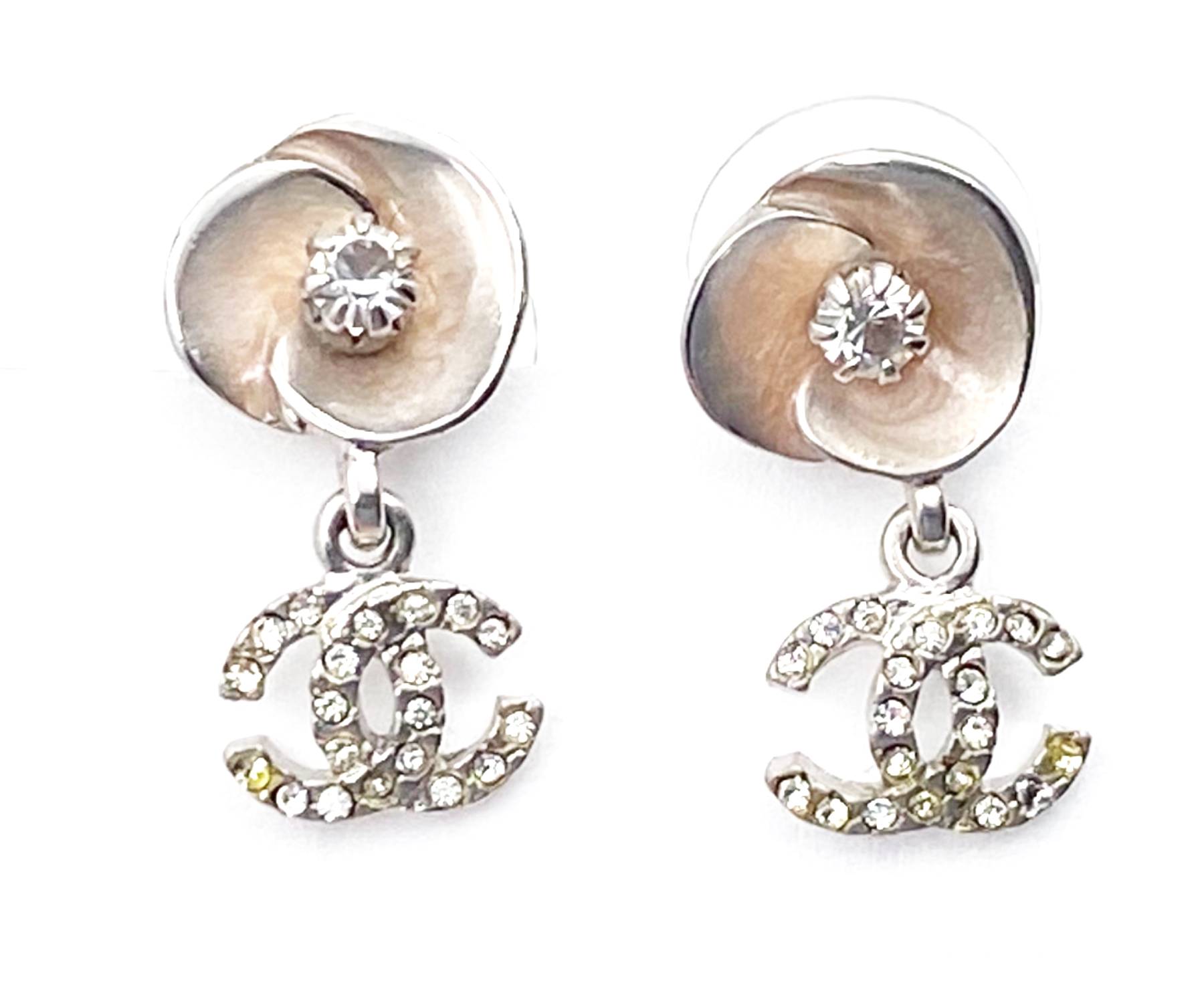 2004 Chanel Pink Enamel Camellia Flower and Clover Jewelry Collection ...